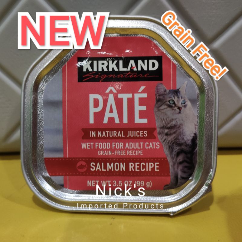USA Kirkland Signature Adult Cat Paté Pate Grain Free Wet Cat Food in ...