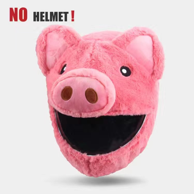 Motorcycle Helmet Panda Animal Cover Motorbike Funny Heeds Crazy Case ...