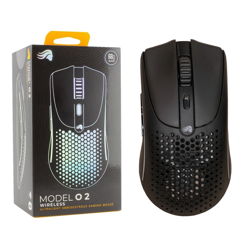 Glorious Model O 2 Ambidextrous Wireless Gaming Mouse (Black) - 26000 ...