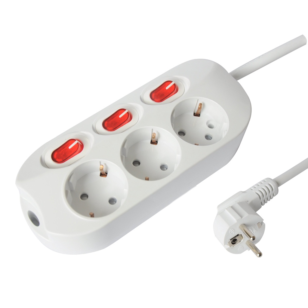 Multi socket power socket SAFELINE German socket electric power socket ...