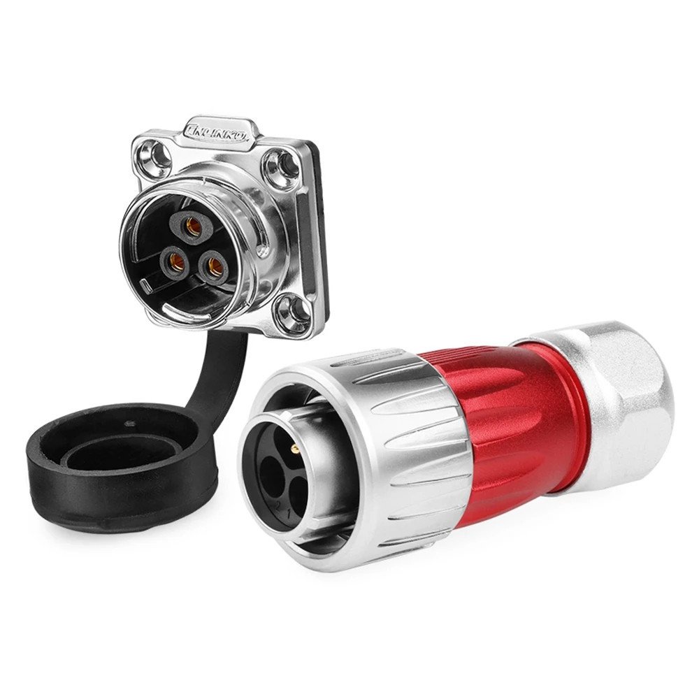 Waterproof 240V 20A 2 3 4 5 7 9 12 pin Equipment DH-20 Electrical Plug ...