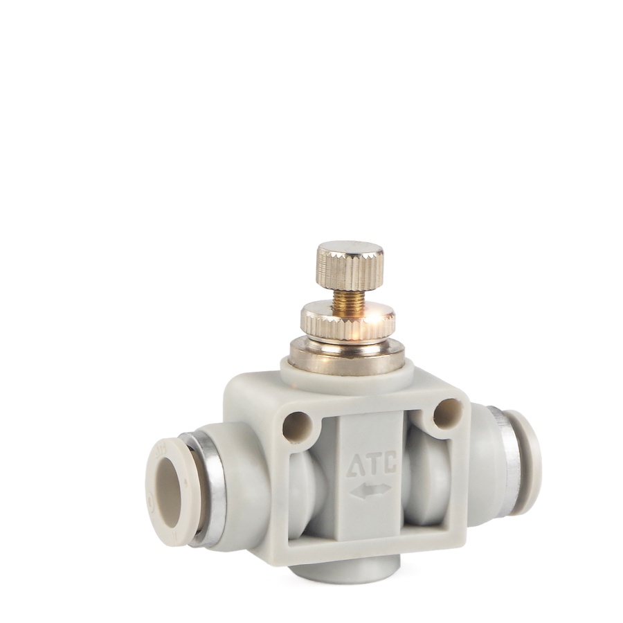♀ Yade polite air pipe quick connector one-way throttle valve ASA 4 6 8 10 flow control valve ...