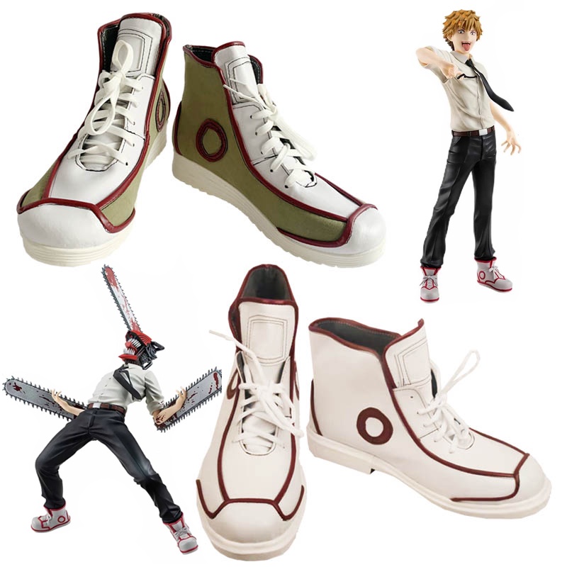 Anime Chainsaw Man Denji Cosplay Shoes Boots Unisex Halloween Carnival ...