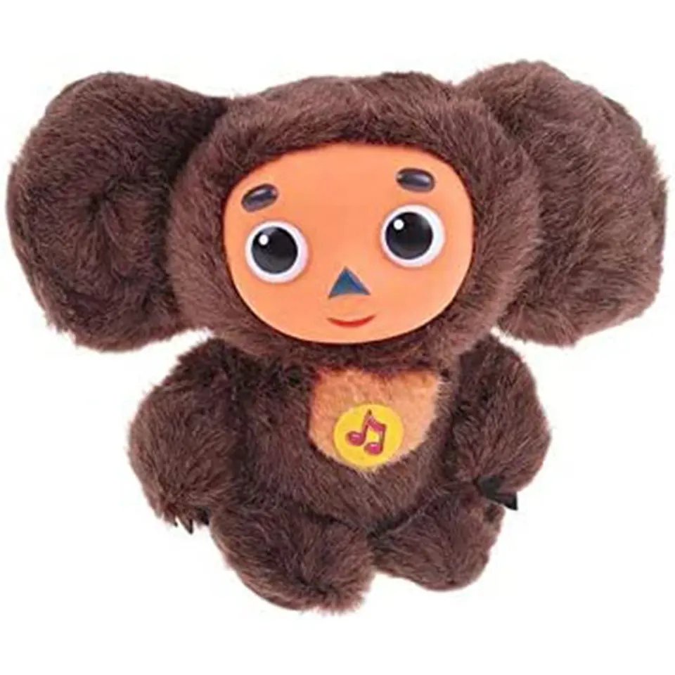 Talking Speaking Cheburashka Big Eyes Monkey Russian Anime Figure Cute ...
