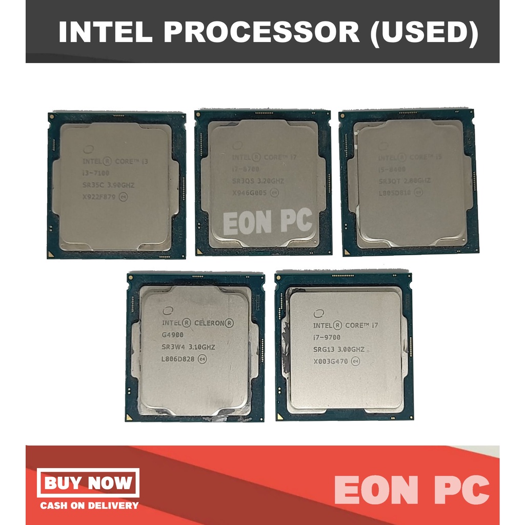 INTEL PROCESSOR i3, i5, i7 2nd 3rd 4th 6th 7th 8th 9th Gen Available ...