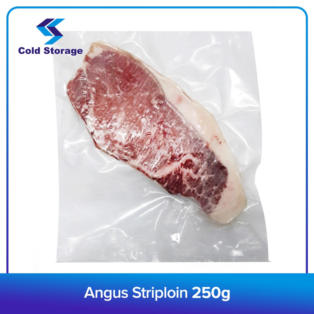 Cold Storage Frozen Beef Angus Striploin 250g | Shopee Philippines