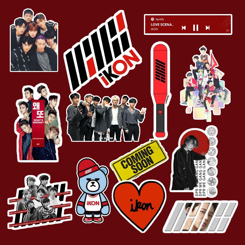 IKON Stickers | Vinyl Matte Laminated Waterproof and Scratchproof ...