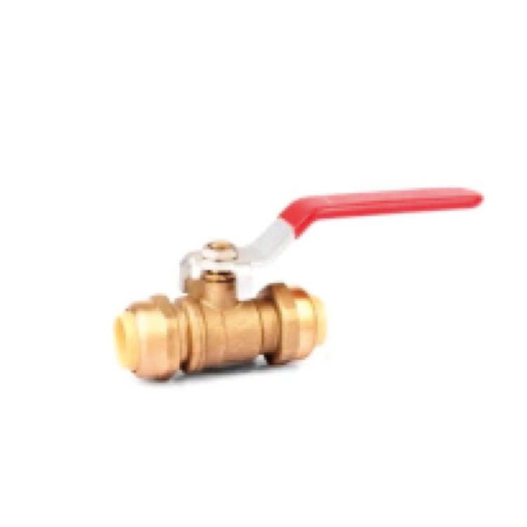 Brass push fit valve quick release bite type ball valve valve for ...