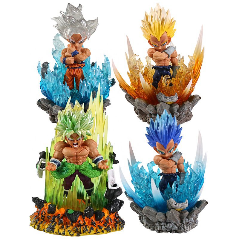 Dragon-Ball Super Saiyan Broly Vegeta Son Goku Ultra Instinct Q Version ...