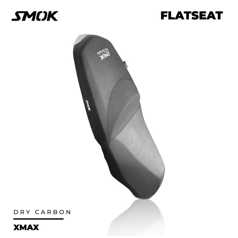SMOK DRY CARBON FLAT SEAT ASSY FOR YAMAHA XMAX V1 (USE JNT CORRIER ...