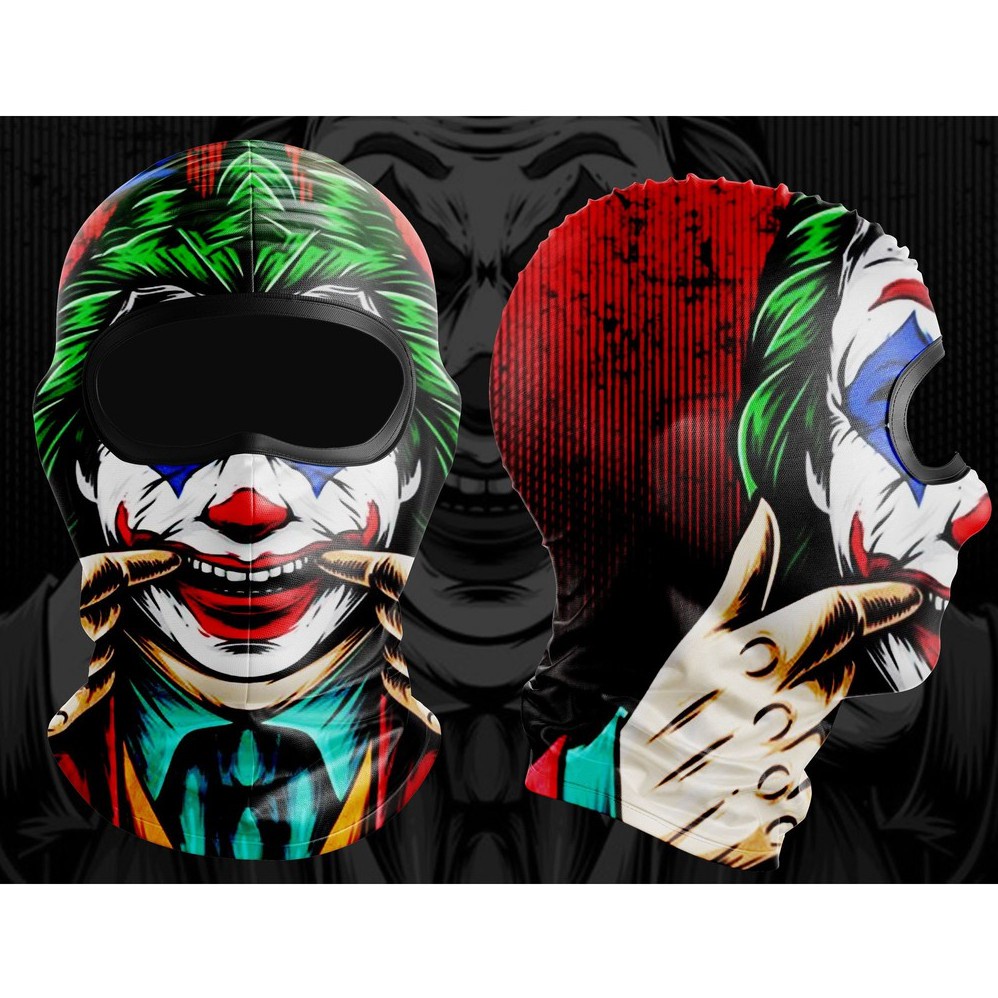 ∋♚JOKER MOTOR RIDING BALACLAVA full sublimation motor riding gear/bonet ...