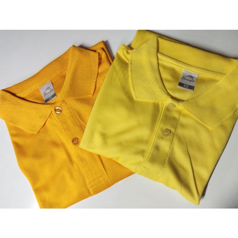 POLO Shirt DRIFIT YELLOW | Shopee Philippines