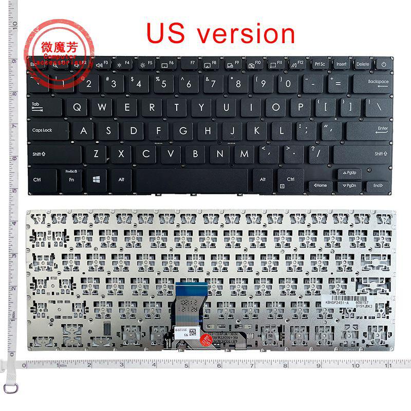 US Keyboard For ASUS ExpertBook P2451 P2451F P2451FA P2451FB P2541 ...