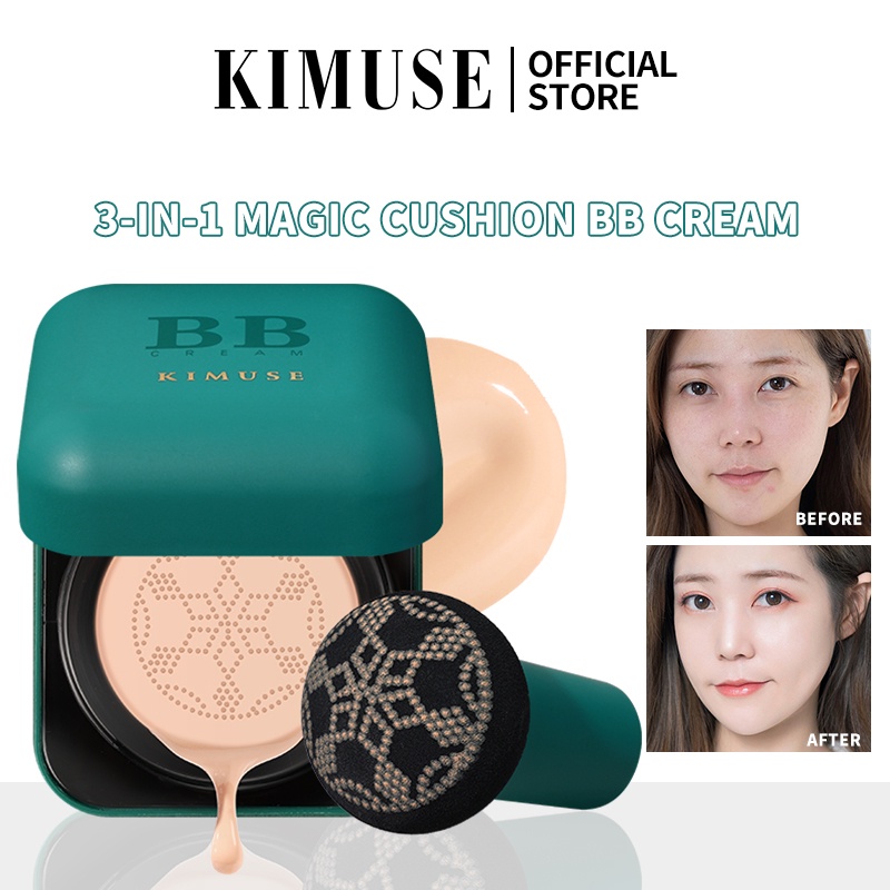 KIMUSE 3-IN-1 Cover Lasting Magic Cushion BB Cream Matte Skin Nourish ...
