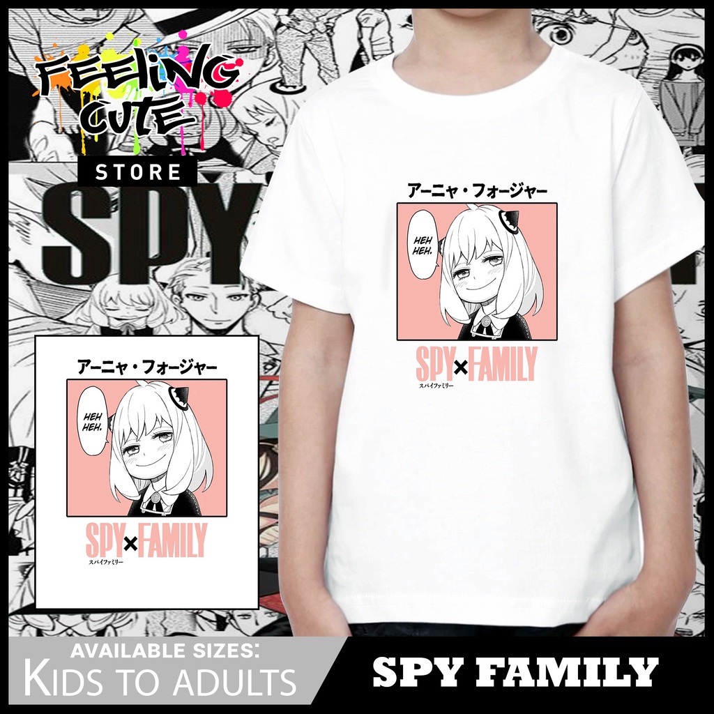 SPY X FAMILY Anya Yor Twilight Loid Forger Shirt for Kids to Adults ...