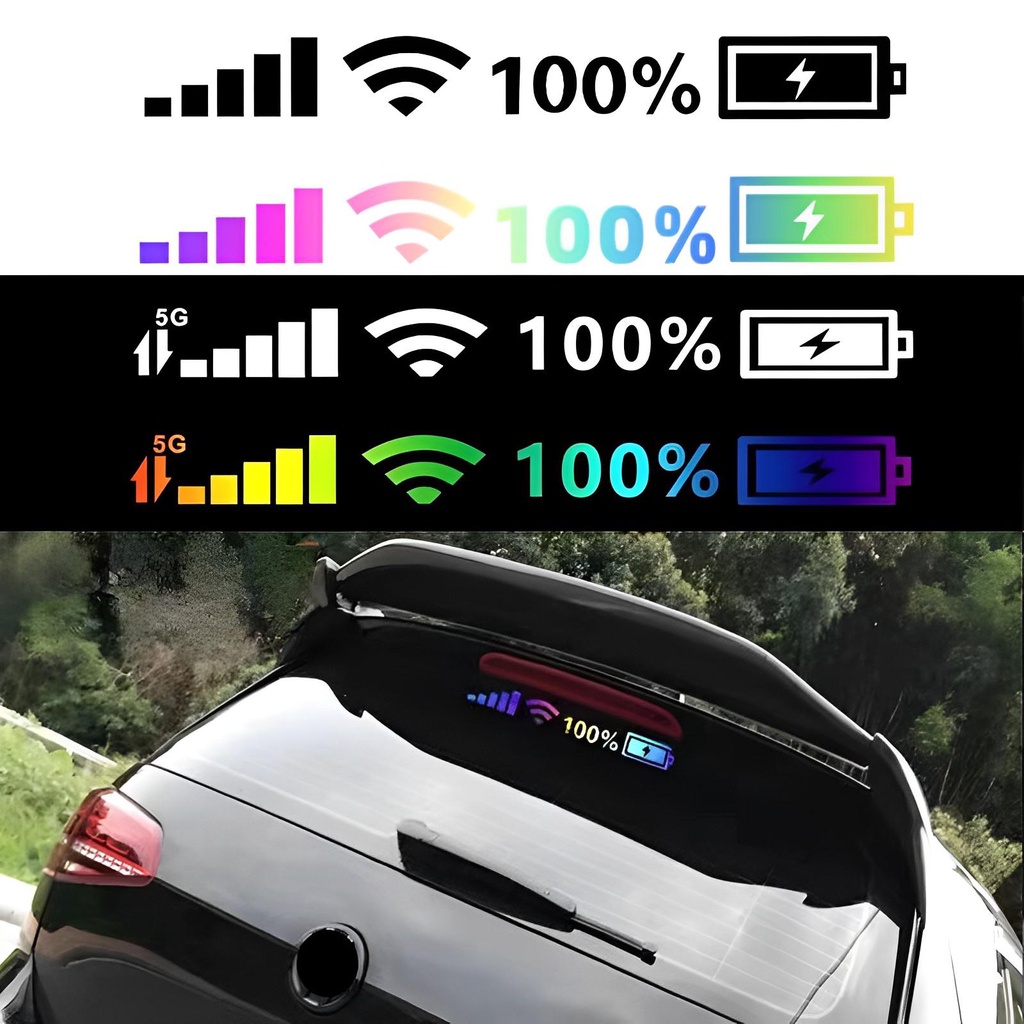 5G Mobile Phone WIFI Signal Car Windshield Stickers Vinyl Decals Car ...