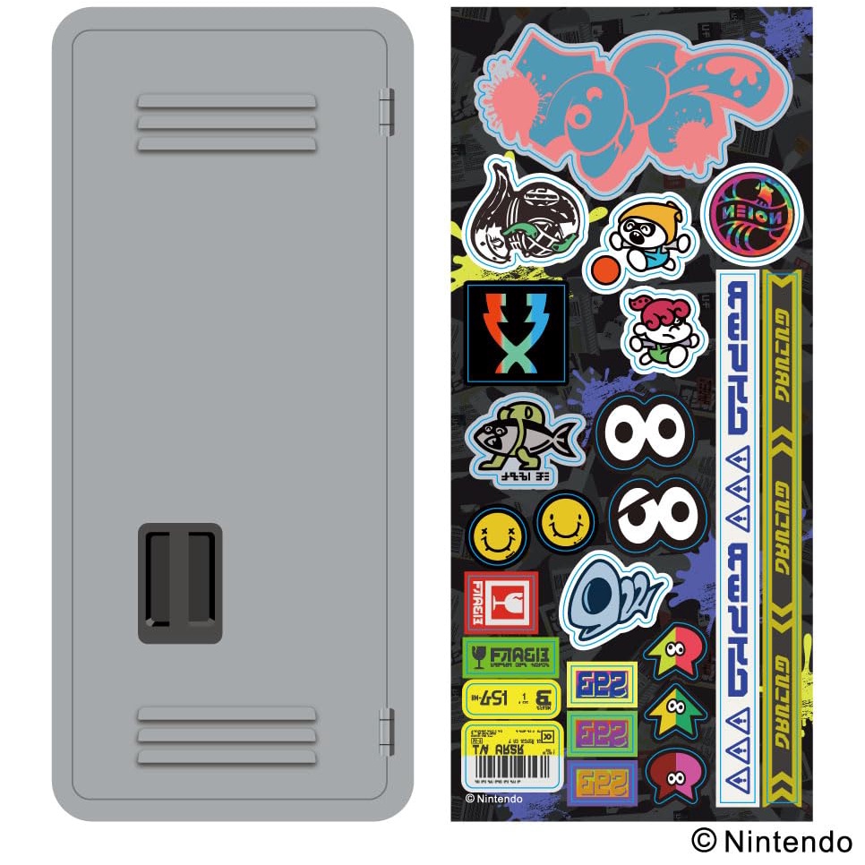 Product from Japan Splatoon 3 Locker Style Campen Case (with Sticker ...