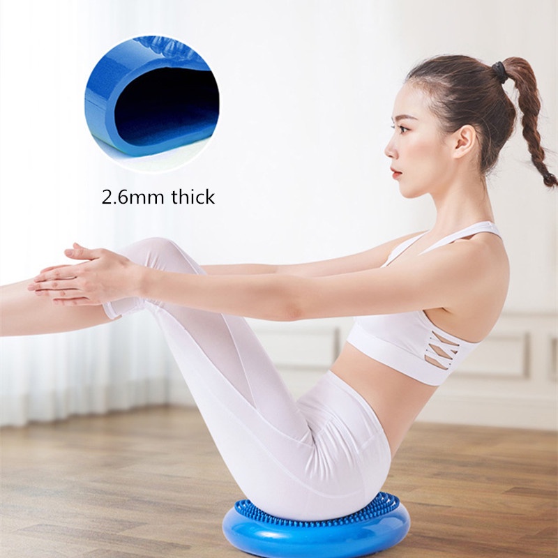 Yoga Balance Mat Massage Cushion Balance Seat Inflatable Yoga Massage ...