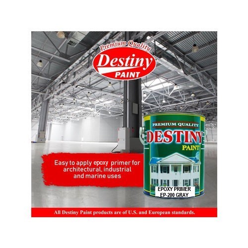 Destiny Paint Epoxy Primer EP-200 Gray - 4 Liters | Shopee Philippines