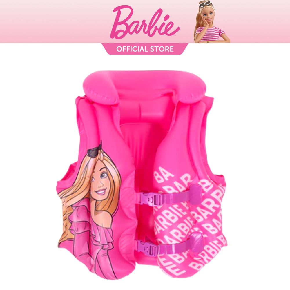 ☾Barbie Inflatable Swim Vest for Kids 3 to 4 years old, Swimming Pool ...