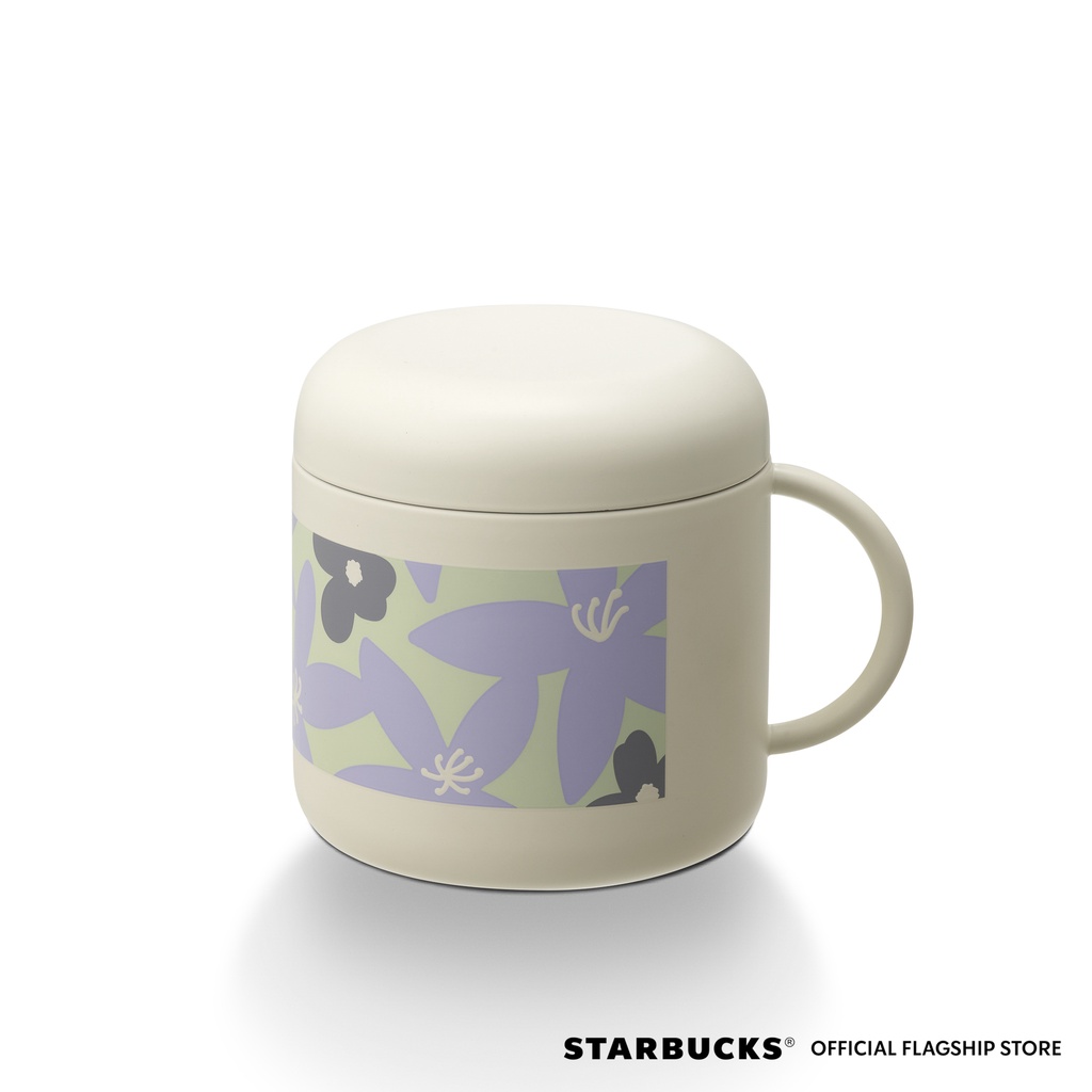 Starbucks 12oz Stainless Steel Mug Big Flower Brew Set SummerFields ...