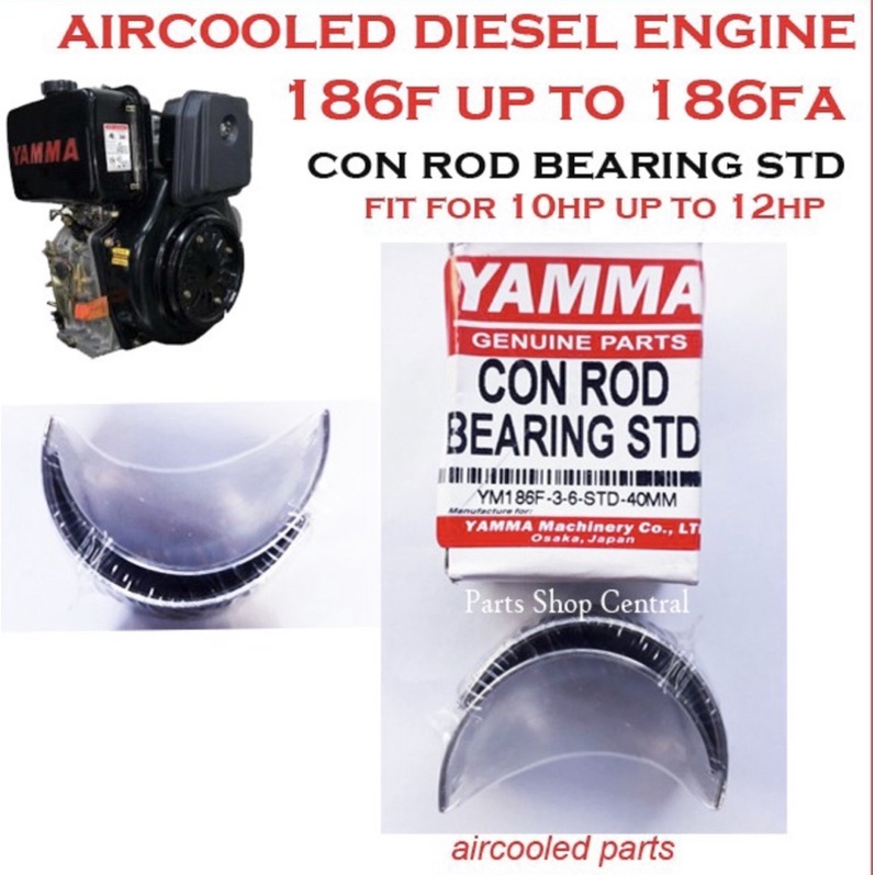 ﹊Yamma con rod bearing std 186f for aircooled diesel engine 10hp,12hp ...