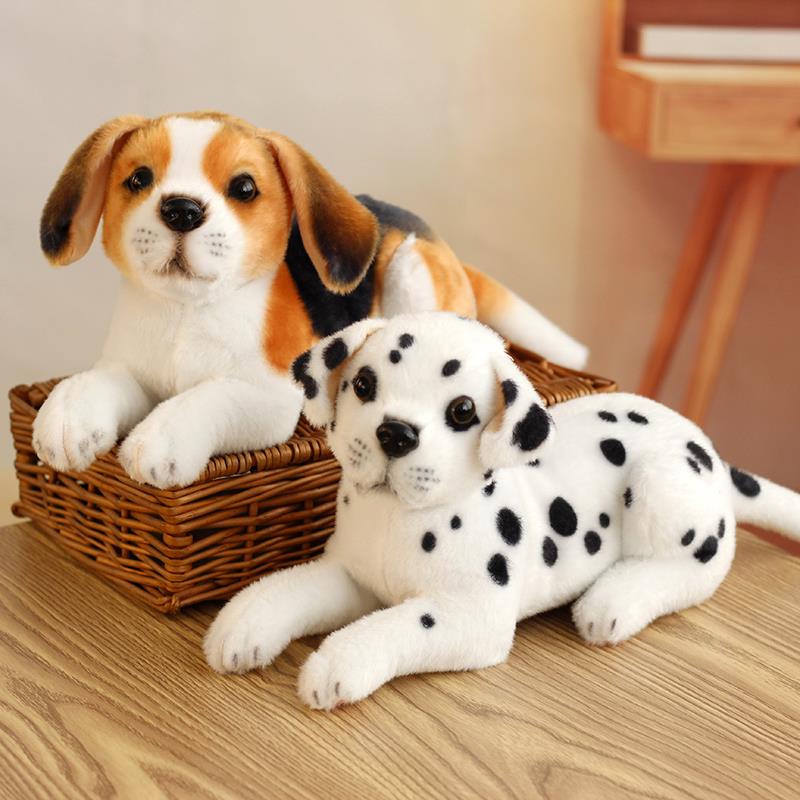 [Soft] Simulation dog plush toy will be called Beagle doll doll ...