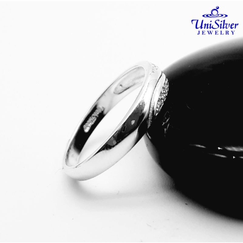 Unisilver 925 Sterling Silver Wedding Band Ring (URS008-1001) SOLD PER ...