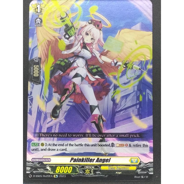 Painkiller Angel (D-BT09/Re04EN Re) - Cardfight!! Vanguard OverDress | Shopee Philippines
