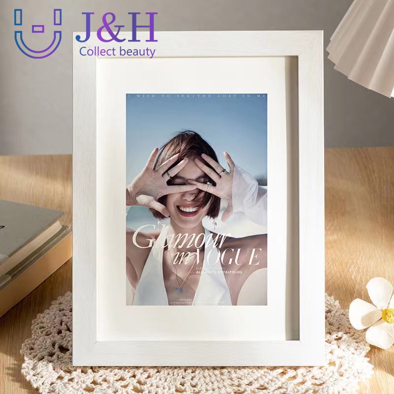 Picture Frame with Double or 2 inches White black 3R 4R 5R 6R 8R A4 A3 ...