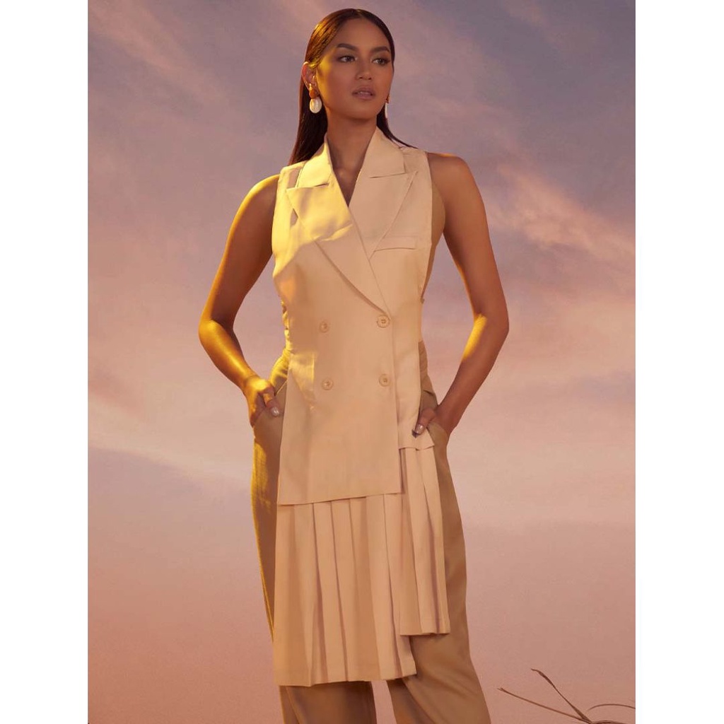 RAF Manila Fizz Vest Topper (Beige) | Shopee Philippines