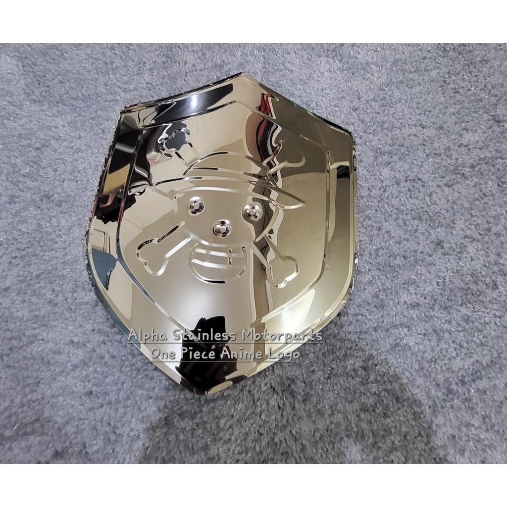 ☢Kalasag Stainless One Piece Anime Design For Tricycles/Splash Guard ...