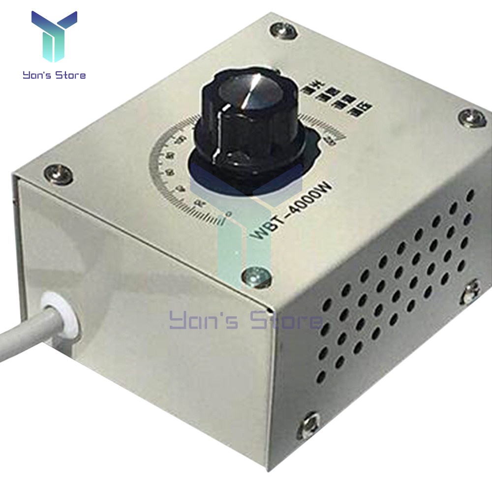 ★AC 220V 4000W High Power SCR Motor Speed Controller Electronic Voltage Regulator Fan KC6X ...