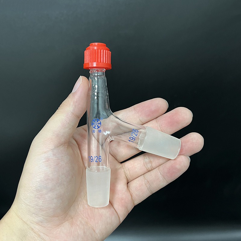 FAPEI Distillation Adapter,75 Degree with Chem-Thread,Down joint 19/26 ...