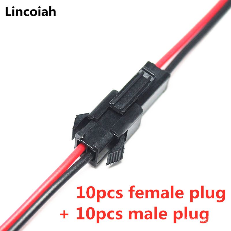 20pcs/set Male to Female Plug Terminal Wire Connector Terminal Line JST ...