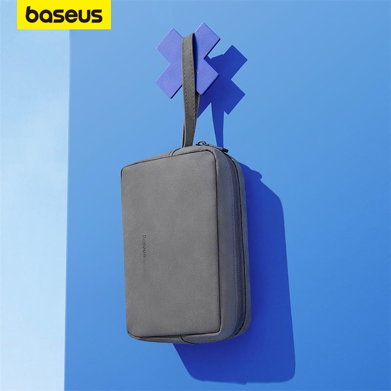 Baseus Large Capacity Storage Bag for Wired Headphones Earphone USB ...