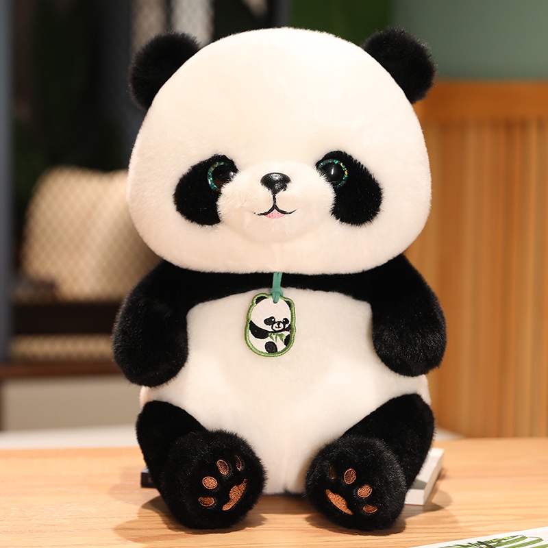 【Soft】Genuine Giant Panda Doll Plush Toy Small Rag Doll Simulation ...