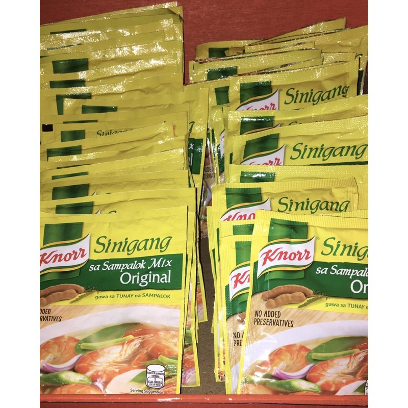 ۞☃Knorr Sinigang sa sampalok mix 12pieces(original,gabi) | Shopee Philippines