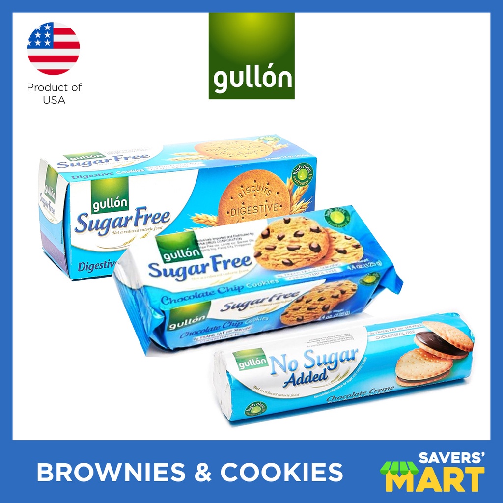 ⊙Gullon Sugar Free ( Choco Sandwich, Choco Chip, Digestive Cookies ...