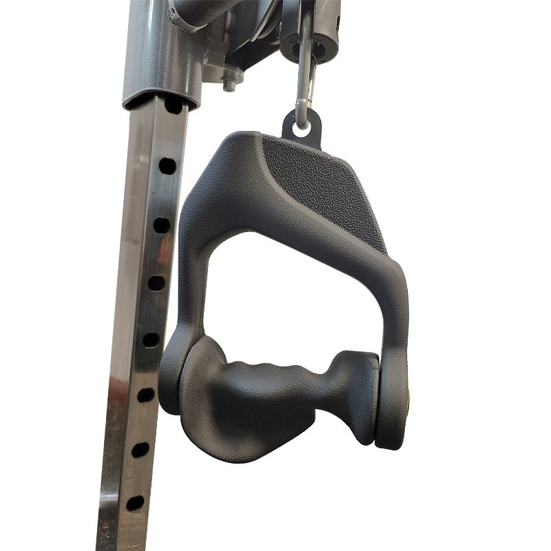 Home Gym Pulley Cable Machine Attachment Grip Handle For Biceps Triceps ...