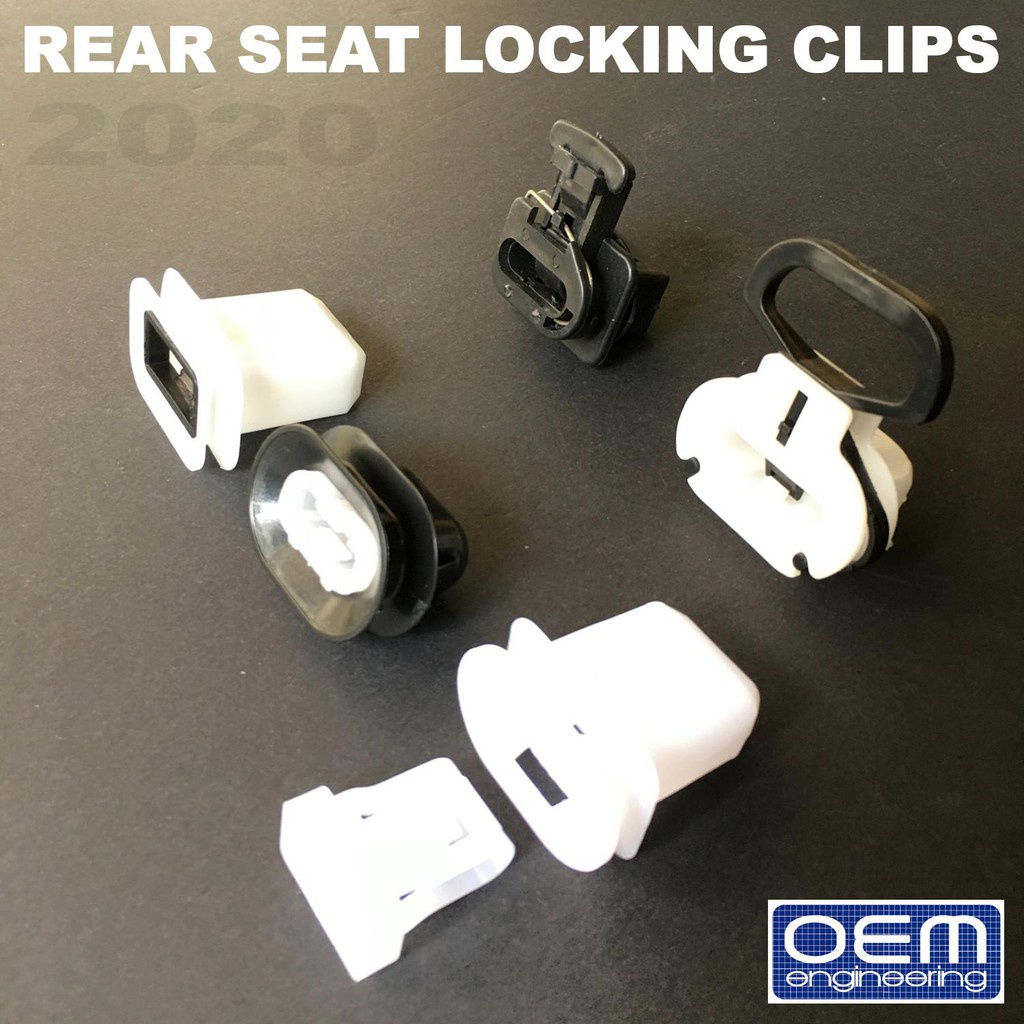 ☽OEM Engineering car REAR SEAT LOCKING CLIPS | Shopee Philippines