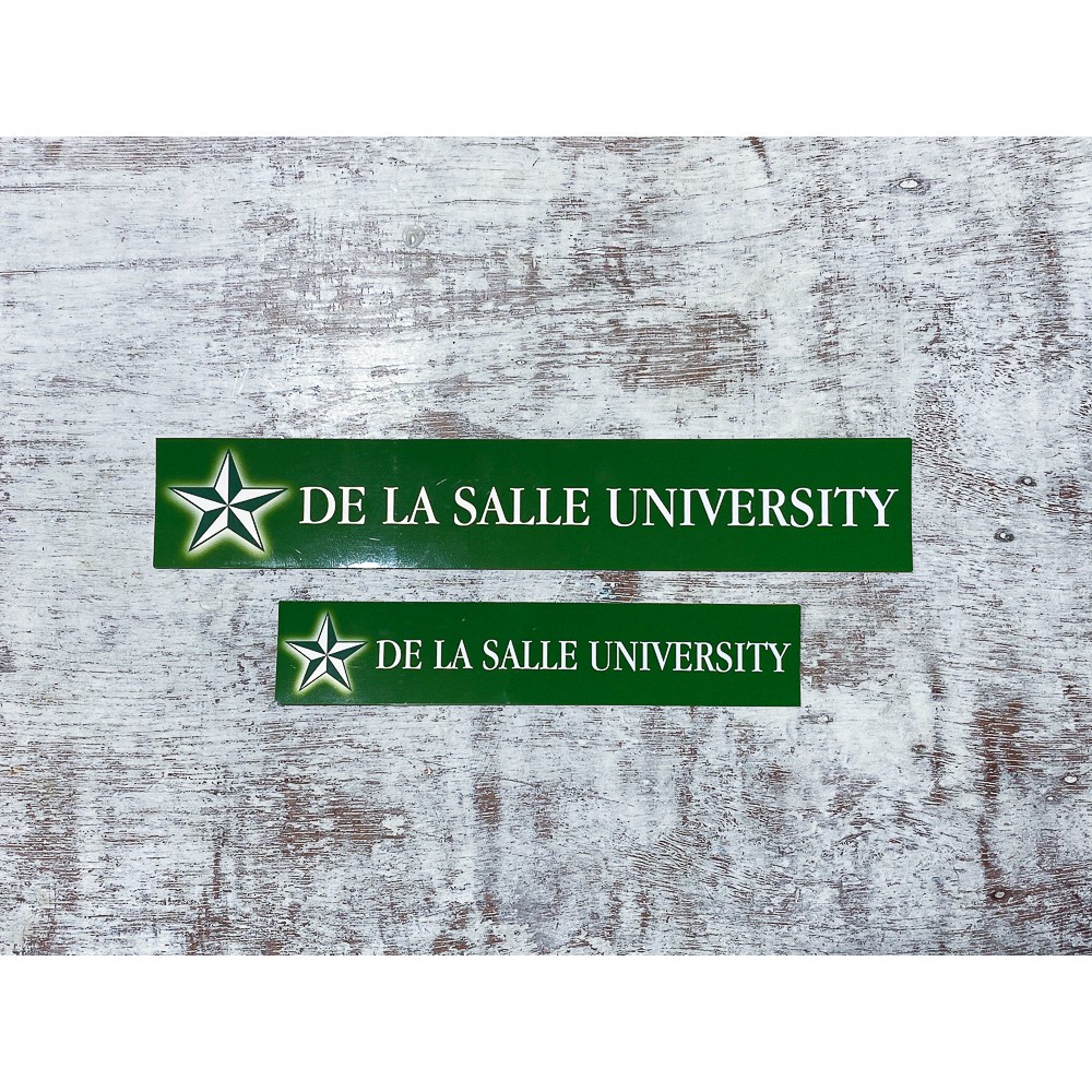 ㍿Brand New Waterproof De La Salle University Sticker Bar DLSU Big 4 ...