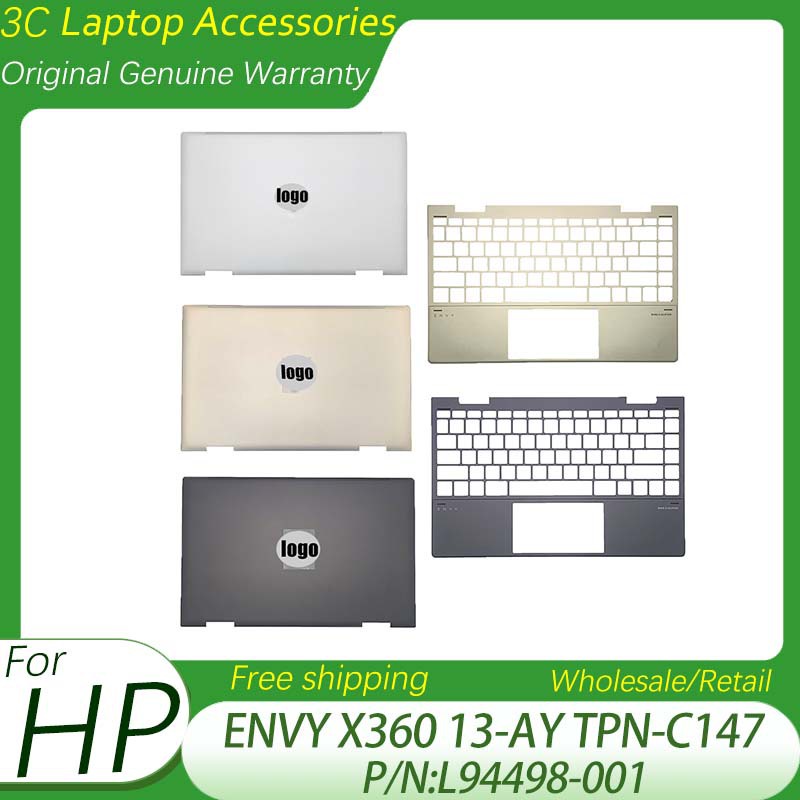 New Laptop Case For HP ENVY X360 13-AY TPN-C147 LCD Back Cover/Palmrset ...