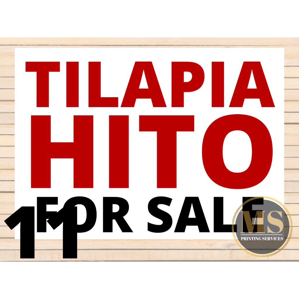 Store Signage Uling Palay Darak Washing Machine Hito Tilapia Mineral ...