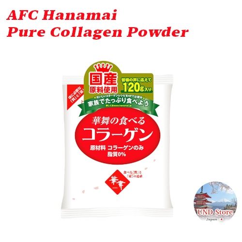 AFC Hanamai Pure Fat-Free Porcine Collagen Powder【Direct from Japan ...