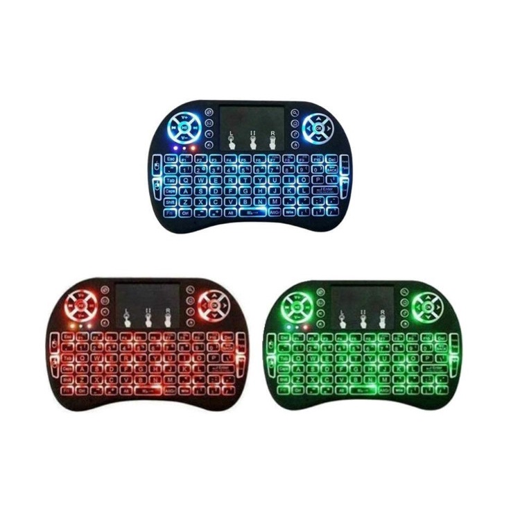 Mini Wireless Keyboard With Touchpad Mouse Combo Keyboard Layout