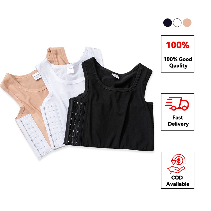 Janest Bandage Chest Binder Breathable Short Breast Binder Body Shaper ...