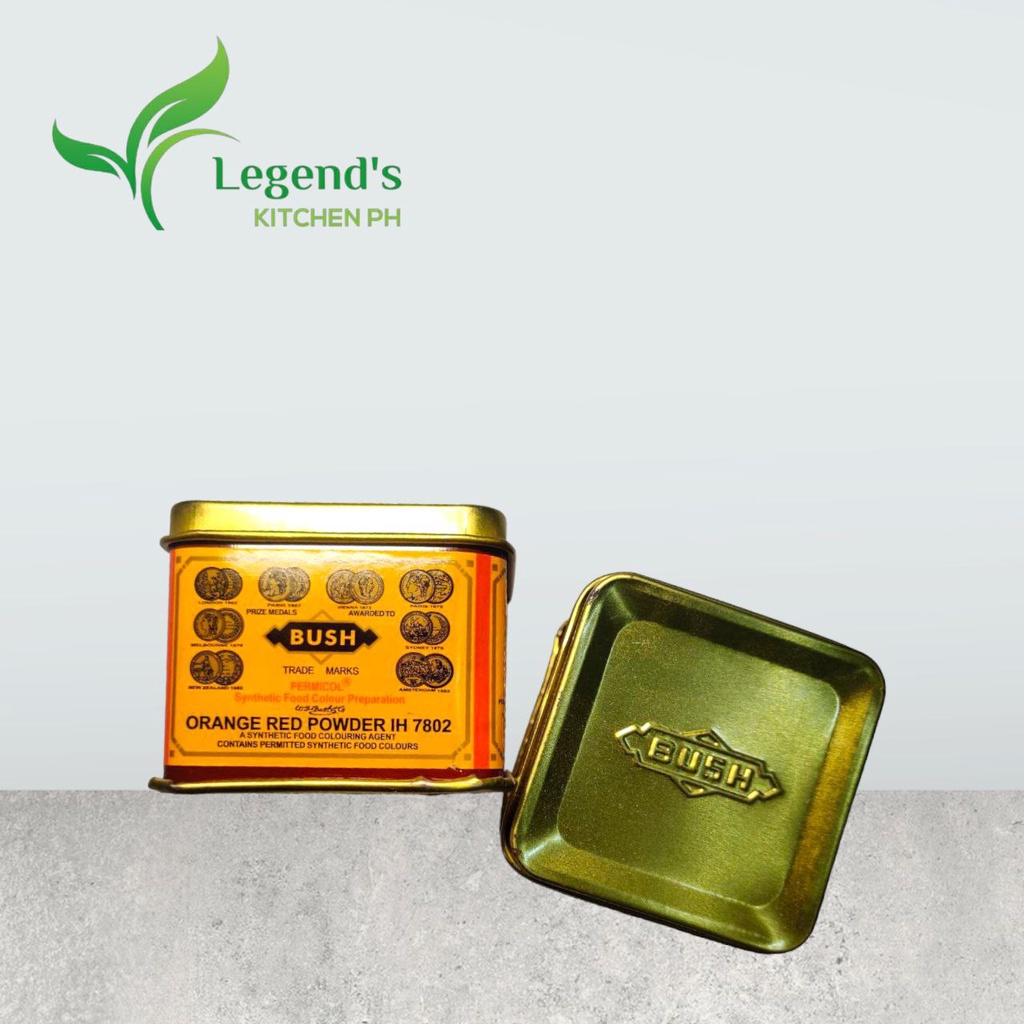 BUSH orange red powder IH 7802 | Food coloring agent (100g) | Shopee ...