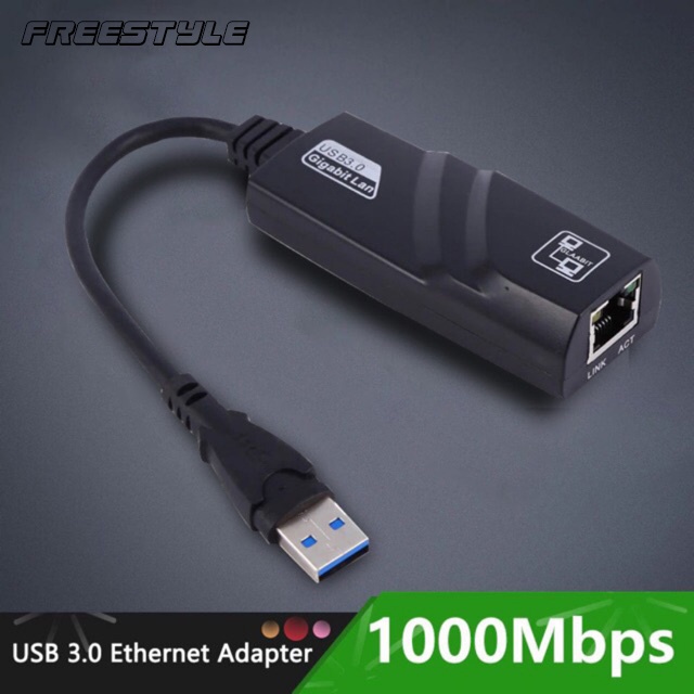 USB 3.0 to 10/100/1000 Mbps Gigabit RJ45 Ethernet LAN Network Adapter ...