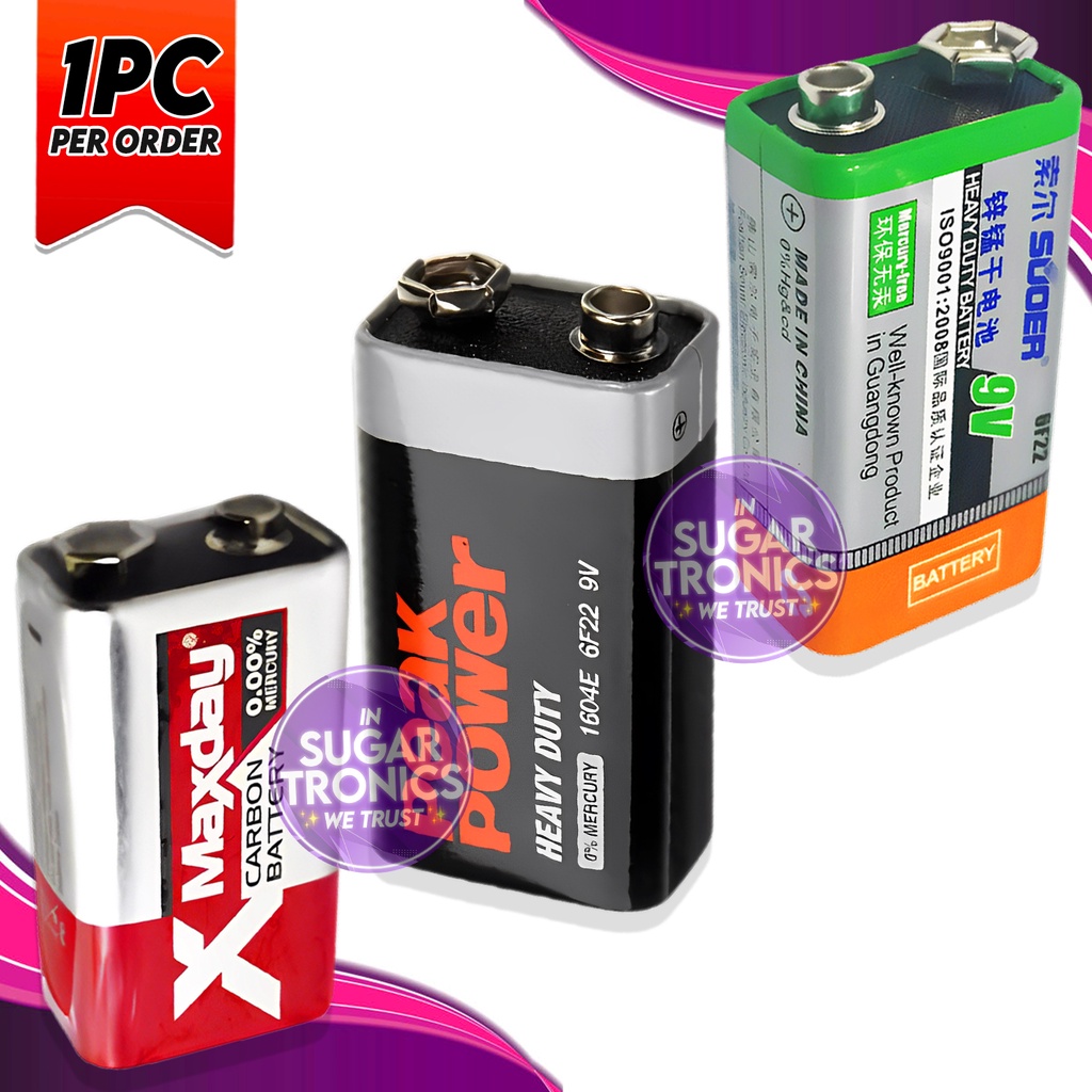 9 Volts Heavy Duty Battery 9V | Shopee Philippines